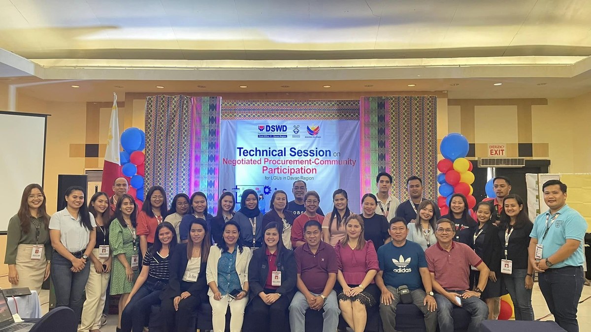 DSWD XI Hosts 3-Day Technical Session on Negotiated Procurement-Community Participation for ...